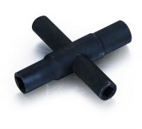 China 4 Way Sillcock Key Stainless Steel 4 Wrench Sizes 1/4 9/32 5/16 11/32 Inch Plumbing Tool for sale