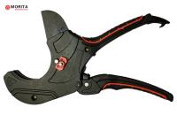 China Aluminum Alloy Plastic Pipe Cutter 63mm 75mm SK5 Teflon Blade Ratchet Handle Heavy Duty for sale
