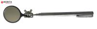 China Stainless Steel Telescopic Inspection Mirror 38mm 360 Degree Swivel Adjustable Joint 7 Section Pole 180-690mm for sale