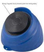 China ABS Magnetic Bowl 109x78mm with Rubber-Coated Magnet for Bolts, Nuts, and Screws Storage for sale