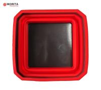 China Collapsible Silicone Magnetic Bowl 120x120x50mm with Strong Base for Bolts, Nuts, Screws Storage for sale