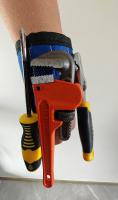 China Magnetic Wristband with 15 Strong Magnets 370x90mm Blue for Tool Holding and Small Parts Organization for sale