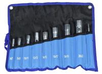 China Monobloc Spanner Set 6-22mm Zinc-Plated Steel with Tommy Bars for Plumbing Applications for sale