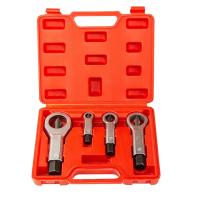 China 4 Piece Nut Splitter Set 9-27mm Carbon Steel Chrome Molybdenum Nut Cutter 195mm for sale