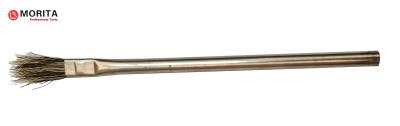China Horsehair Acid Brushes 165mm Length with 25mm x 9mm Bristles and Tin Handle for Industrial Workshop Use for sale