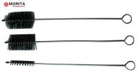 China Flue Cleaning Brush Set 3 Piece 400mm Steel Nylon Round Ø52mm Ø15mm Flat 52x30mm for sale
