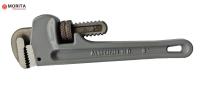 China Aluminum Pipe Wrench 8-48 Inch with Chrome Vanadium Steel Jaw HRC60+ Hardness for Industrial Pipeline Applications for sale