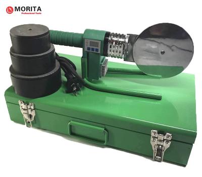 China Plastic Pipe Fusion Welder 75-90-110mm 1200W/220V with Digital Display for PPR, PE, PP, PVDF and PB Pipes for sale