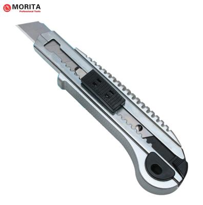 China Snap Off Blade Utility Knife 160mm with Tool-Free Change System & SK5 Blades for Cardboard Cutting for sale