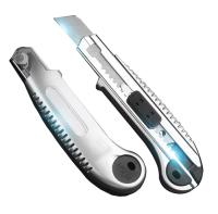 China Snap Off Blade Utility Knife 160mm with Tool-Free Change System & SK5 Blades for Cardboard Cutting for sale