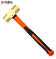 China Non-Sparking Brass Sledge Hammer with Fiberglass Handle - 300g to 5000g Sizes for Petrochemical Safety for sale