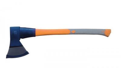 China Fiberglass Handle Axe 1000g-1600g DIN 7294 GS Standard with Power Coating and Drop Forged Steel Head for sale