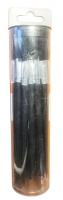 China 25 Pcs Black Plastic Handle Solder Flux Brush 20cm Acid Flux Brush Easy Operation for sale