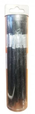 China 25 Pcs Black Plastic Handle Solder Flux Brush 20cm Acid Flux Brush Easy Operation for sale