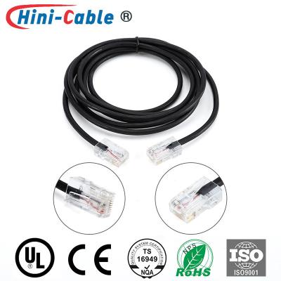 China 8Pin To 8Pin Monitor Network Cable 5000mm Shell Shielded Data Signal Transmission for sale