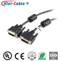 China 1300mm Computer Monitor Cables D SUB 15Pin Male To Male for sale