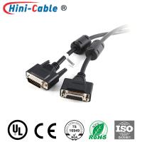 China D-SUB 15Pin Male to Female 24AWG Computer Monitor Cables for sale