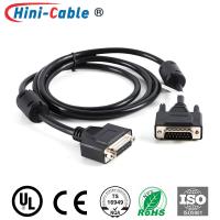 China D-SUB 15Pin Male to Female 24AWG Computer Monitor Cables for sale