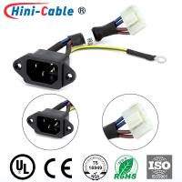 China 3.96mm 5Pin 12AWG 100mm Computer Monitor Power Cable for sale