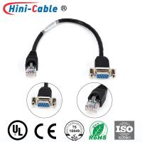 China D-SUB 9Pin To AMP 8P8C 300mm Computer Monitor Cables for sale