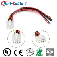 China 12V Power Supply Tinned End 2x4Pin Medical Wire Cable for sale