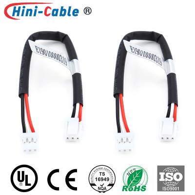 China JST 2.0mm 3Pin Female to Female 120mm Electrical Wire Harness for sale