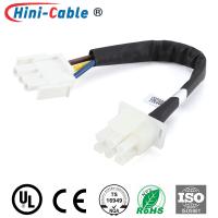 China Black Heat Shrinkable Tube 2x3Pin Power Supply Cable for sale