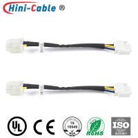 China Black Heat Shrinkable Tube 2x3Pin Power Supply Cable for sale