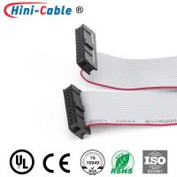 China Female To Female 2.54mm 2x10Pin 28AWG Flat Ribbon Wire for sale