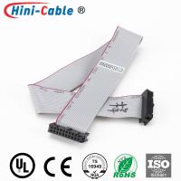 China Female To Female 2.54mm 2x10Pin 28AWG Flat Ribbon Wire for sale