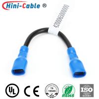 China Fully Insulated Sheet Terminal 14AWG Custom Wire Harness for sale