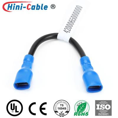 China Fully Insulated Sheet Terminal 14AWG Custom Wire Harness for sale