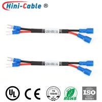 China Plug Spring Terminals(SFB-T205[8]) to Insulated Spade Terminals with Heat-shrinkable Tube Power Output Wire for sale
