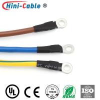 China Double Non insulated Ring Terminals 6.0mm2 Custom Power Cable for sale