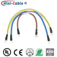 China Double Non insulated Ring Terminals 6.0mm2 Custom Power Cable for sale
