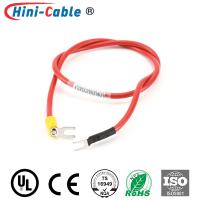 China Non-insulated Spade Terminal to Nylon-insulated Spade Terminal Bend 90° Power Control Connecting Wire for sale