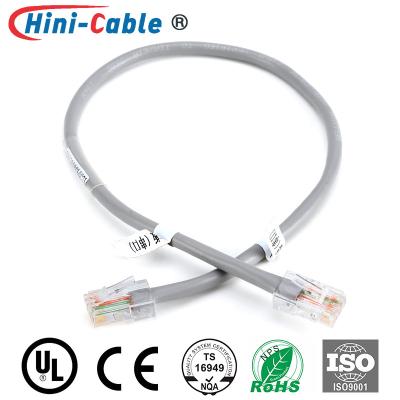 China AMP 8Pin Crystal Plug Shielded 3000mm Computer Wire Harness for sale