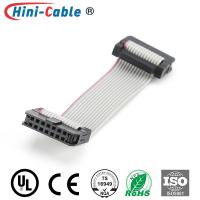 China OEM ODM Red Side IDC 2.54mm 2x7Pin Computer Wire Harness for sale