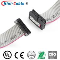 China OEM ODM Red Side IDC 2.54mm 2x7Pin Computer Wire Harness for sale
