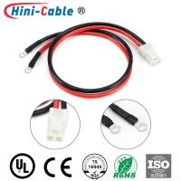 China JST VLP-02 To 2pcs Ring Terminals 320mm Custom Power Cable for sale