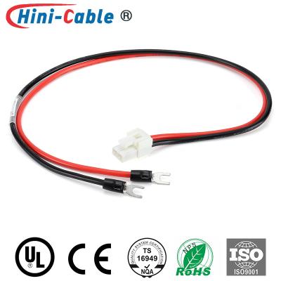 China JST VLP-02 To 2pcs Spade Terminals 18AWG Power Connection Cable for sale