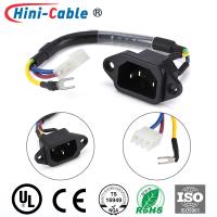 China AC INLET Female Socket To VH3.96 3Pin Custom Power Cable for sale