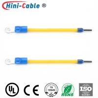 China Yellow UL1015 18AWG 110mm Custom Power Cable for sale