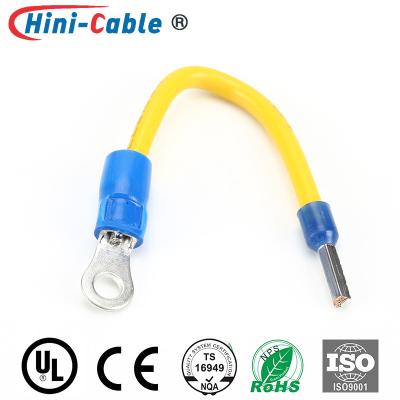 China Yellow UL1015 18AWG 110mm Custom Power Cable for sale