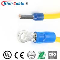 China Yellow UL1015 18AWG 110mm Custom Power Cable for sale