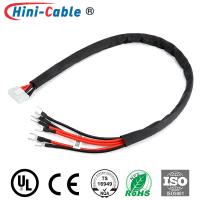 China JST Pitch3.96mm 6Pin to Spade Terminals with Heat Shrink Tube Main Power Output Wire Harness Assembly for sale