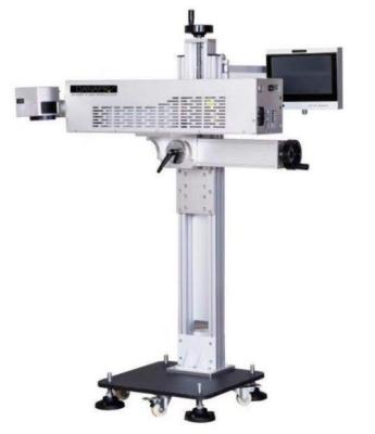 China 10.2μm 9.3μm Dynamic Flying CO2 Laser Marking Machine Customized For PET Bottle for sale