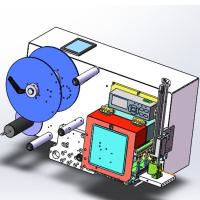 China Industrial Automatic Label Printer Applicator 300dpi 356mm/s 15-25pcs/min for sale