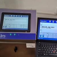 China Welljets 5500 Series Continuous Inkjet Printer 10.1 Inch Touch Screen 285m/min for sale