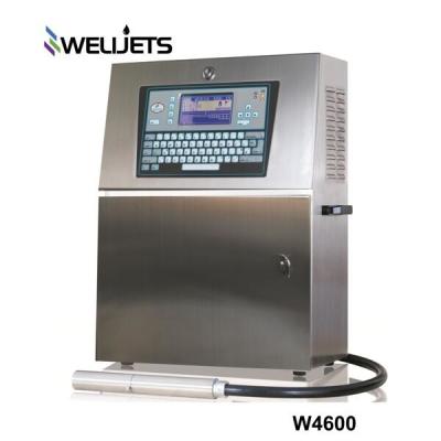 China Welljets W4600 Continuous Inkjet Date Coder Machine 271m/min IP55 Industrial Coding for sale